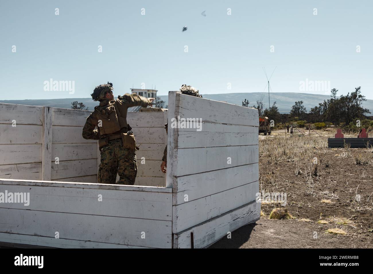 A U.S. Marine with 3d Littoral Combat Team, 3d Marine Littoral Regiment ...