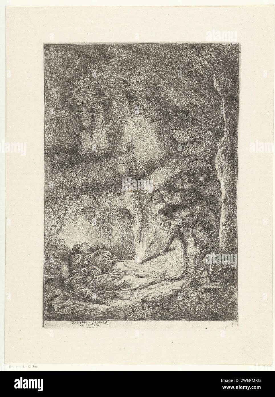 Discovery of the bodies of Peter and Paulus, Giovanni Benedetto ...