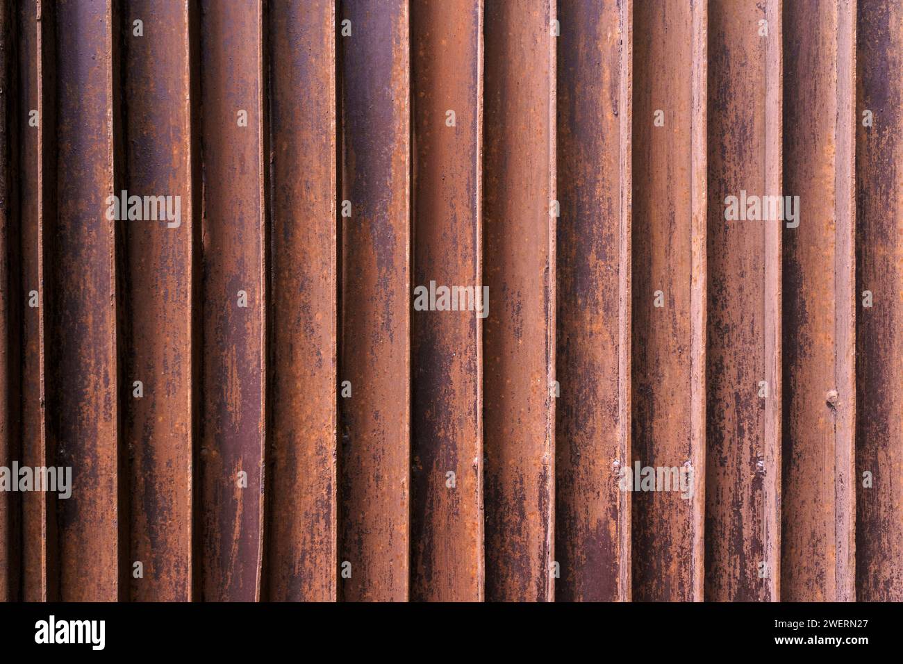 Rusty Corrugated Metal Texture Stock Photo - Alamy