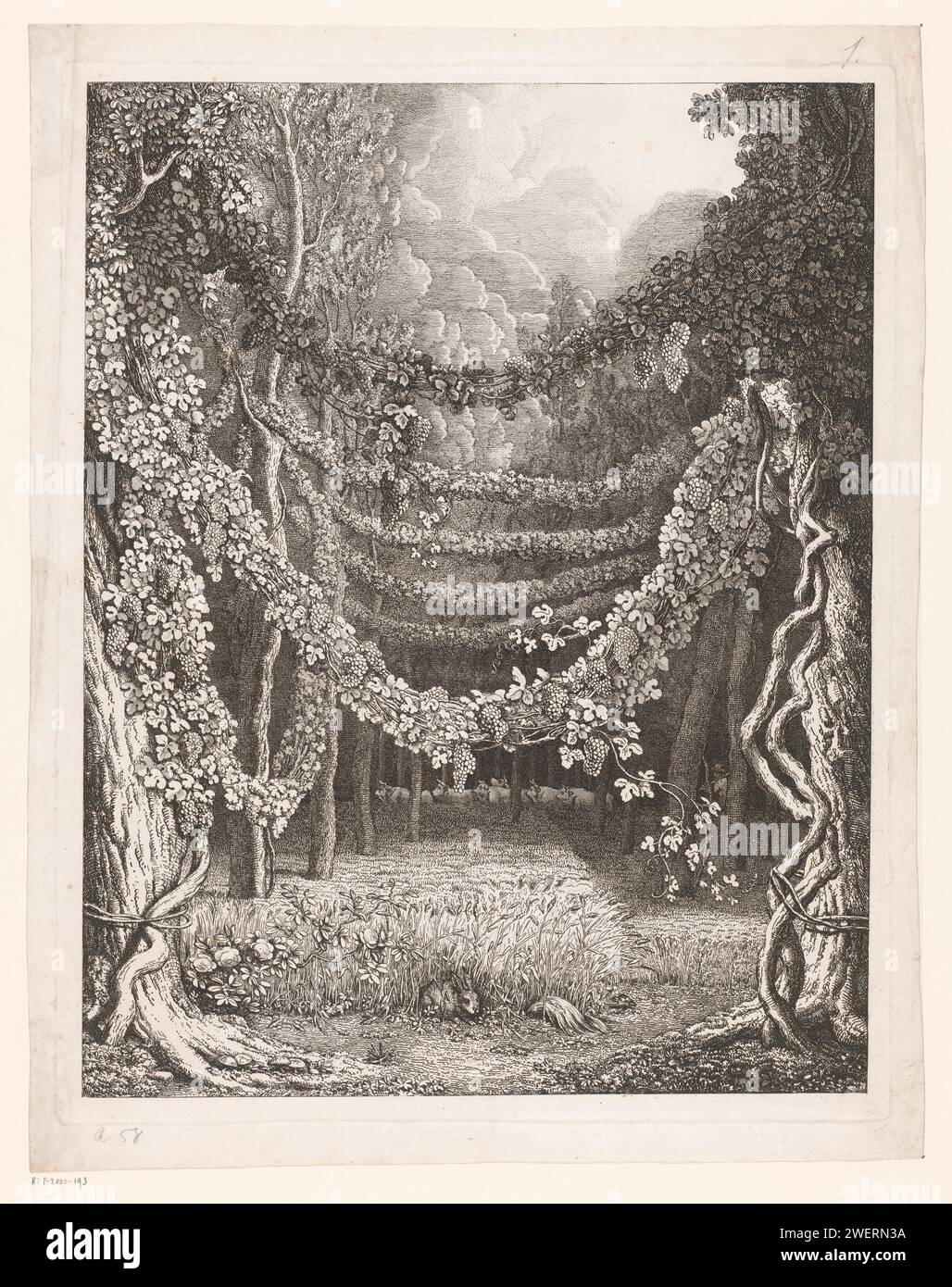 Eiland van Polyphemos, Wilhelm Tischbein, c. 1796 print Display of the ...