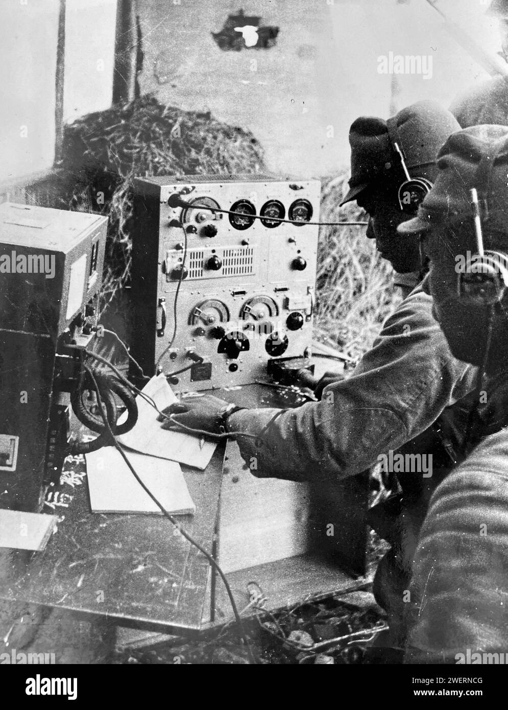SINO-JAPANESE WAR 1937-1945. Japanese army radio operators about 1940 ...
