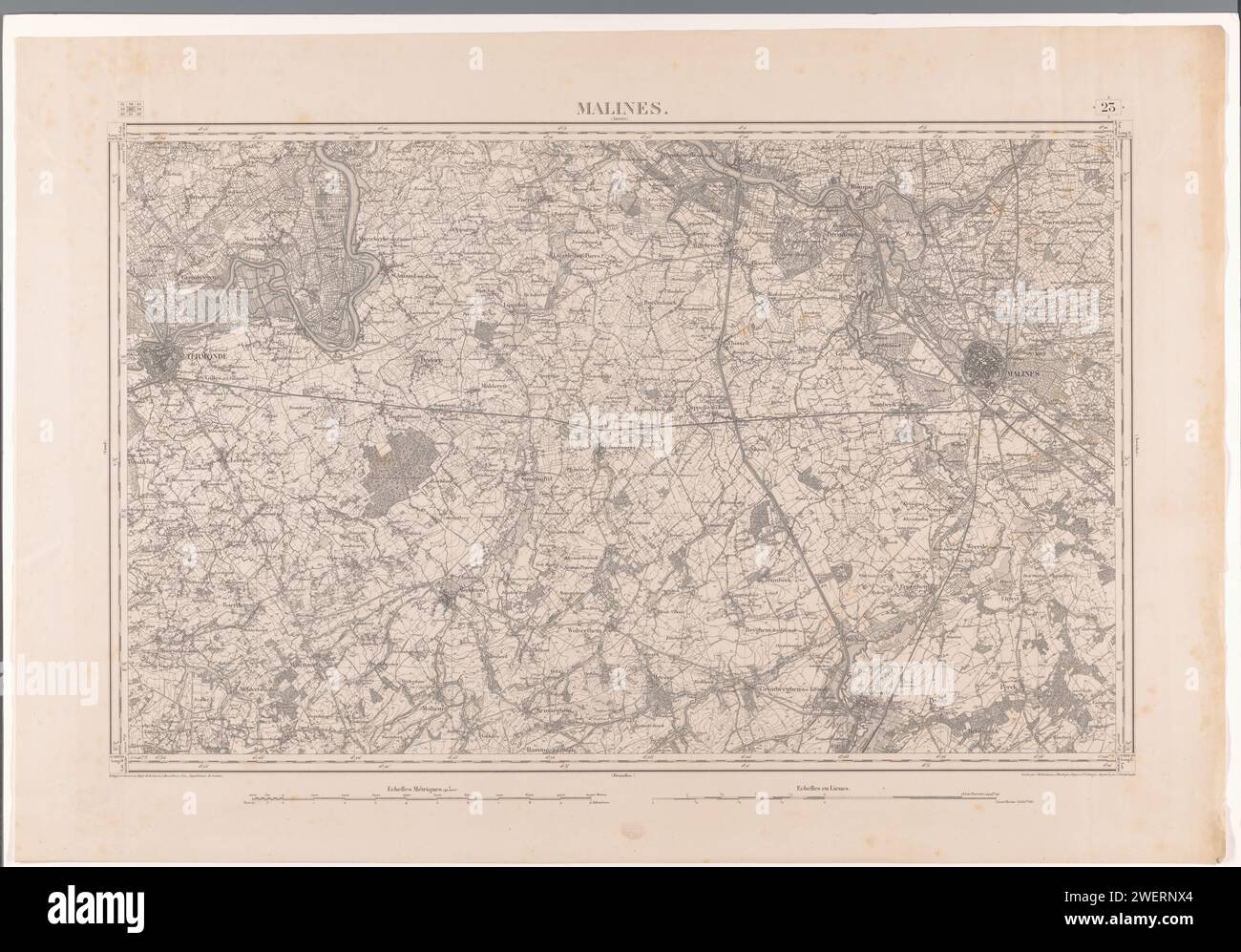 Mechelen map hi-res stock photography and images - Alamy