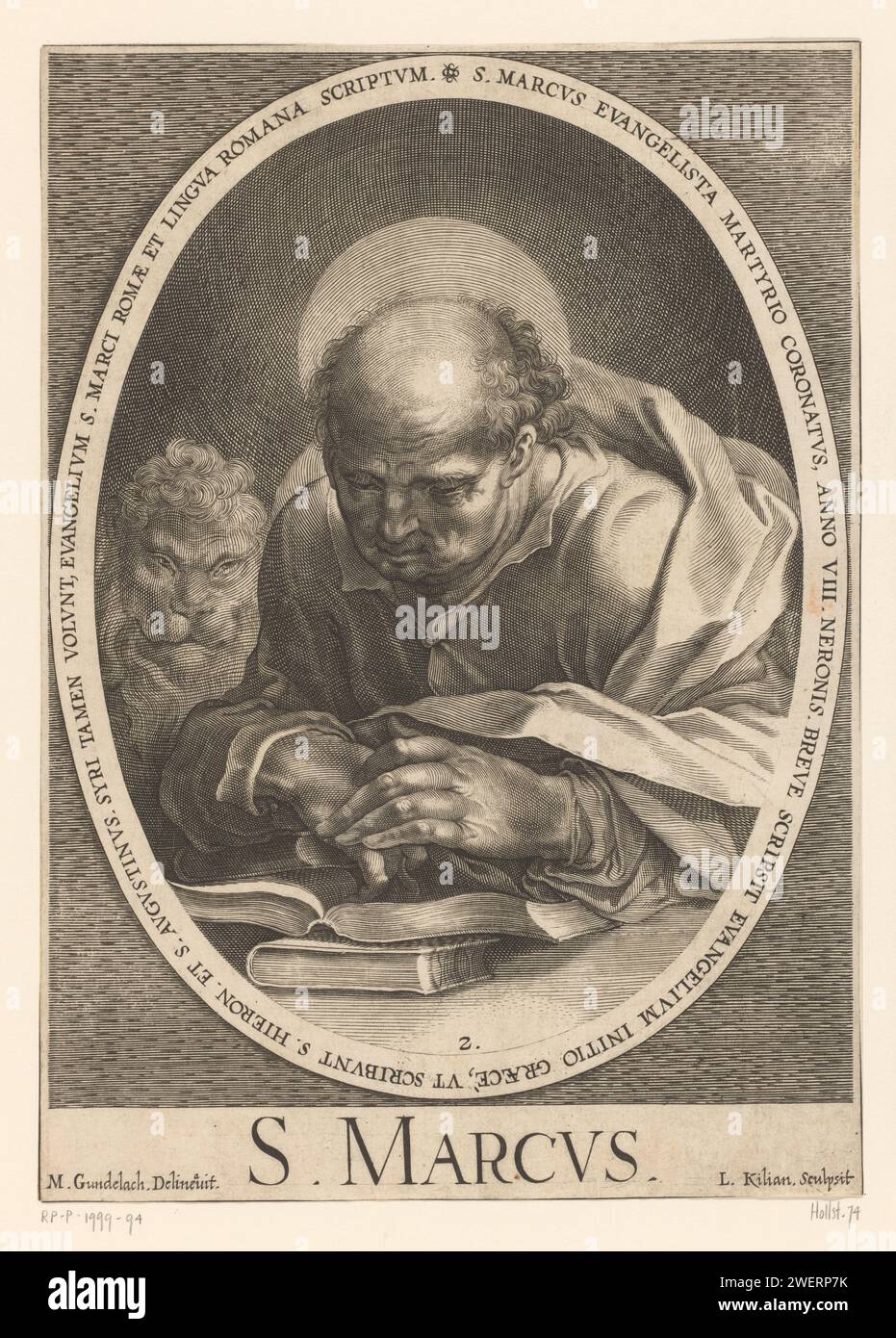 H. Marcus, Lucas Kilian, neat mathehaus guest -domach, 1629 print Text ...