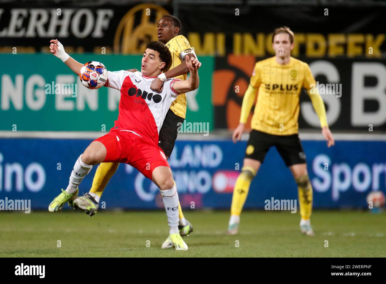 Kerkrade, Netherlands. 26th Jan, 2024. KERKRADE, NETHERLANDS - JANUARY 26: Rodney Kongolo of ...