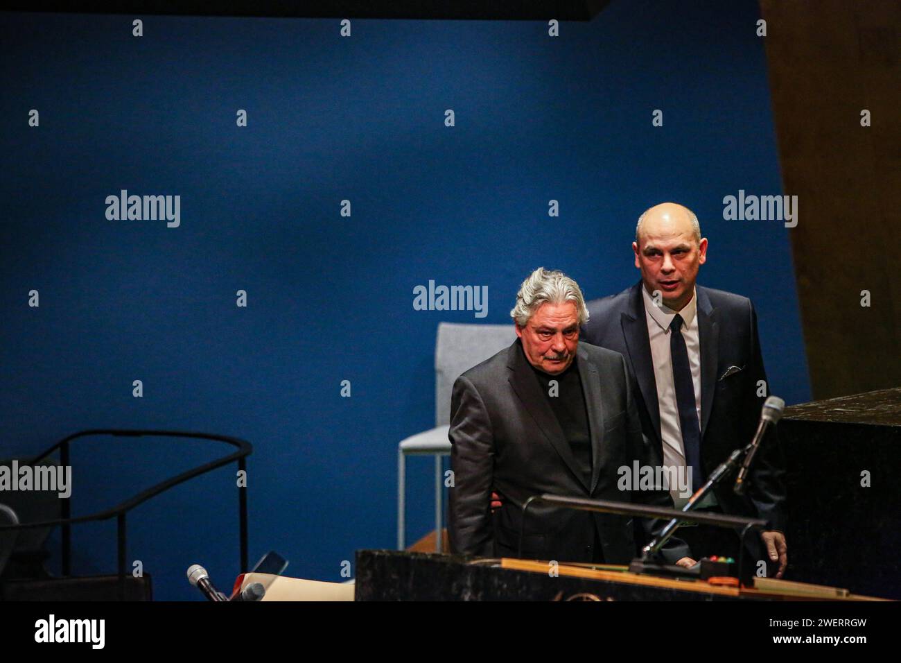 New York, New York, USA. 26th Jan, 2024. CHRISTIAN PFEIL, survivor of ...