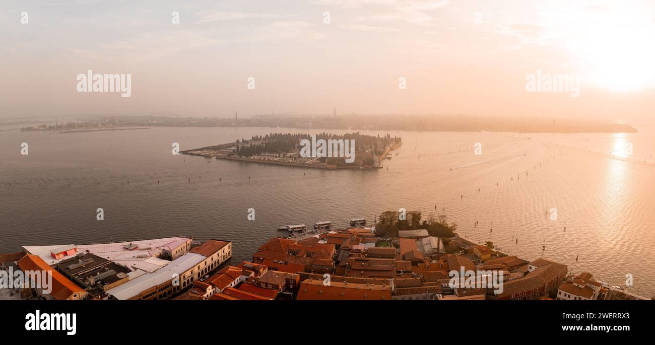 Aerial view murano island venice hi-res stock photography and images ...