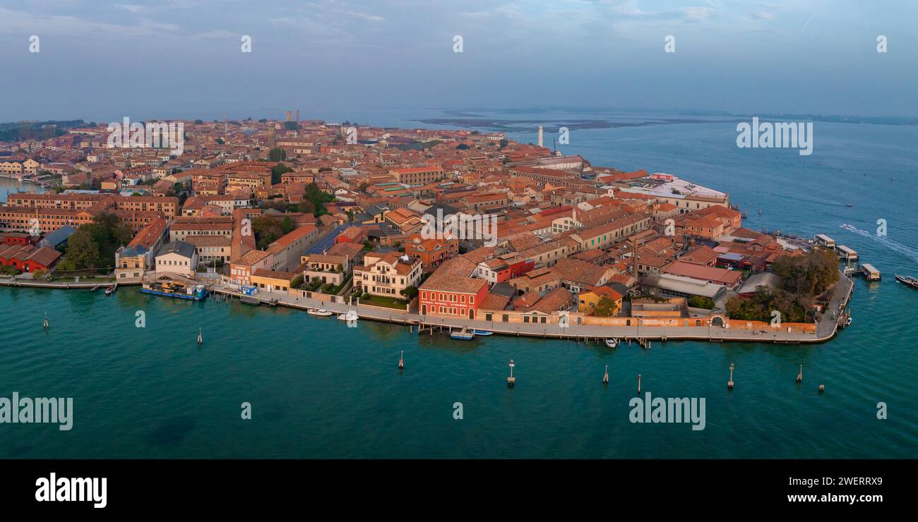 Aerial view murano island venice hi-res stock photography and images ...