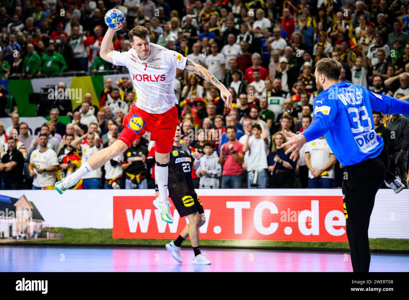 Cologne, Germany. 26th Jan, 2024. Handball: European Championship ...