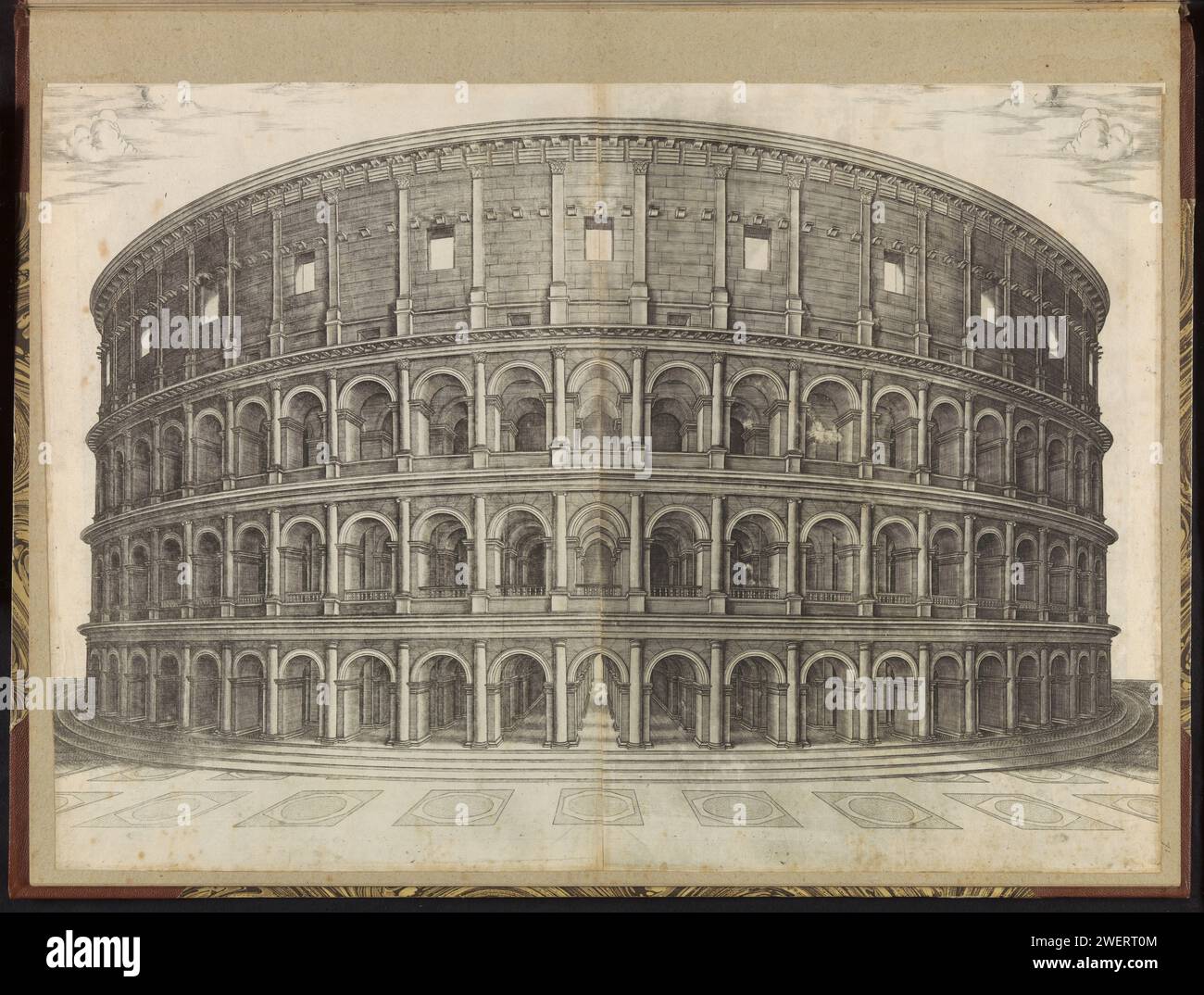 Colosseum te Rome, anonymous, c. 1500 - c. 1599 print The print is part ...