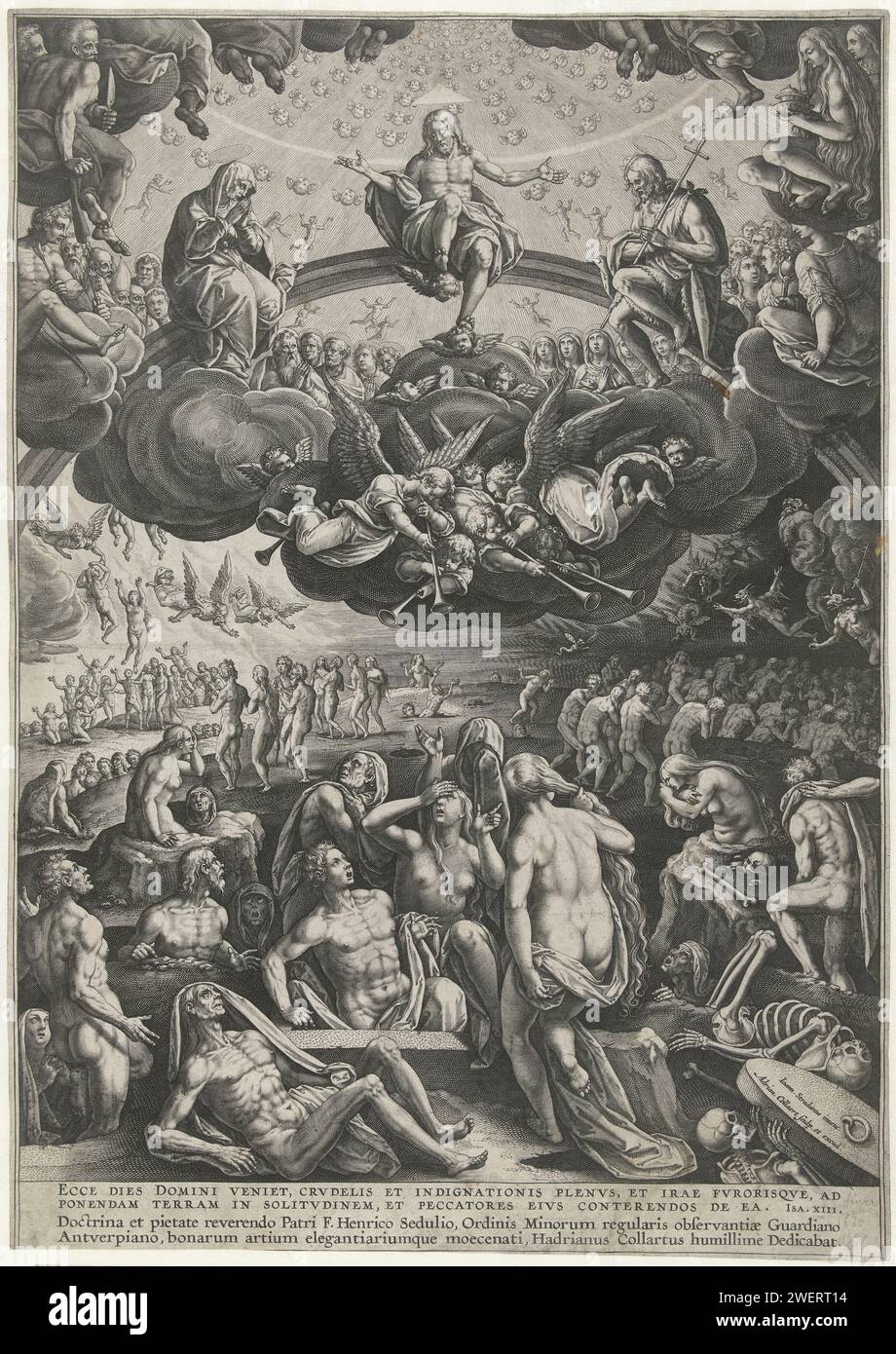 Last judgment, Adriaen Collaert, after Jan van der Straet, 1570 - 1618 ...