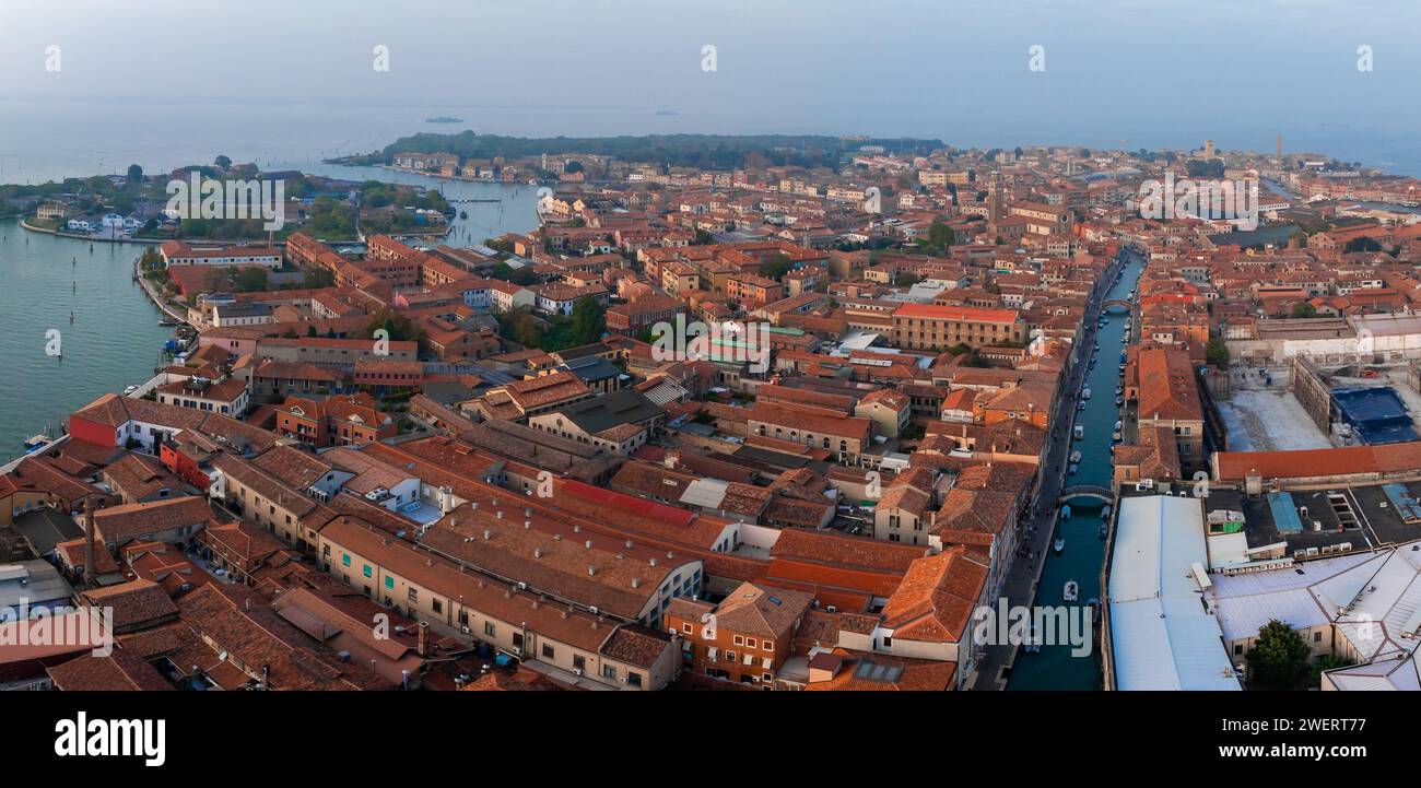 Aerial view murano island venice hi-res stock photography and images ...