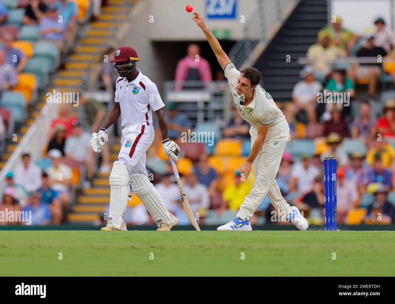 Brisbane, Australia. 26th Jan 2024. Pat Cummins (30 Australia captain ...