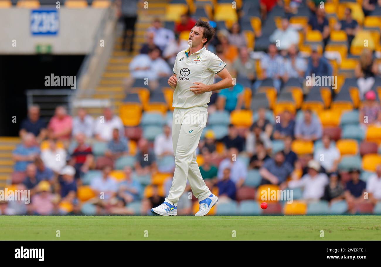 Brisbane, Australia. 26th Jan 2024. Pat Cummins (30 Australia captain ...