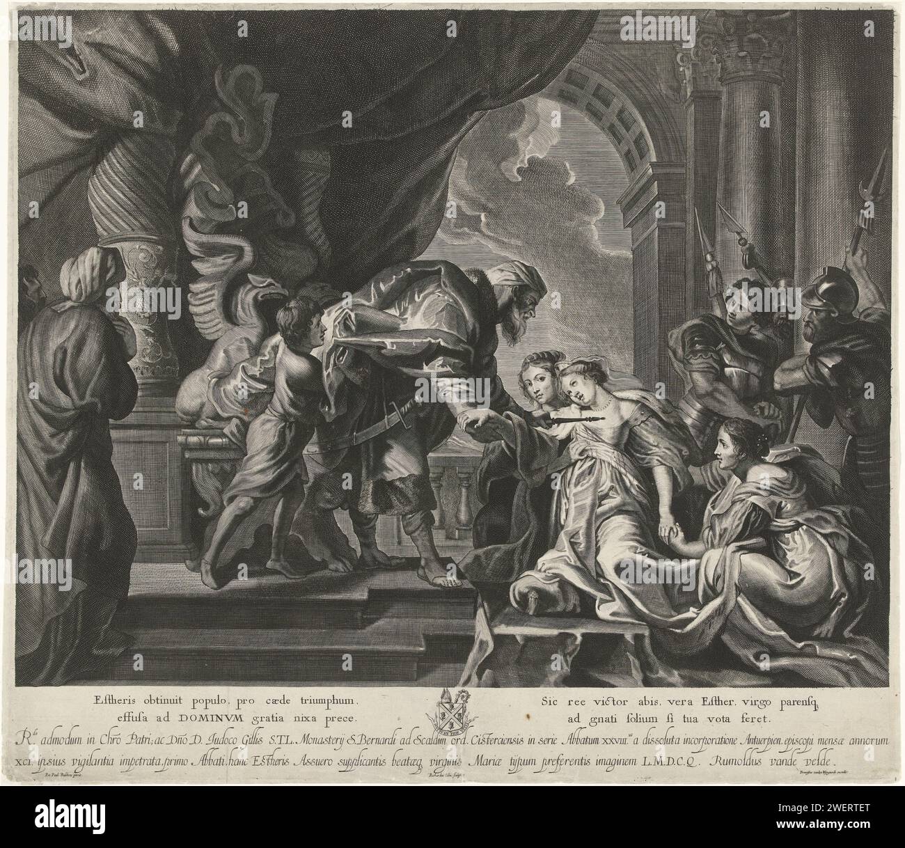 Esther for Ahasveros, Richard Collin, After Peter Paul Rubens, 1650 ...