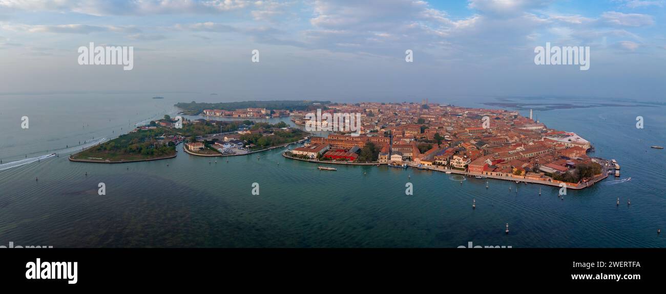 Aerial view murano island venice hi-res stock photography and images ...