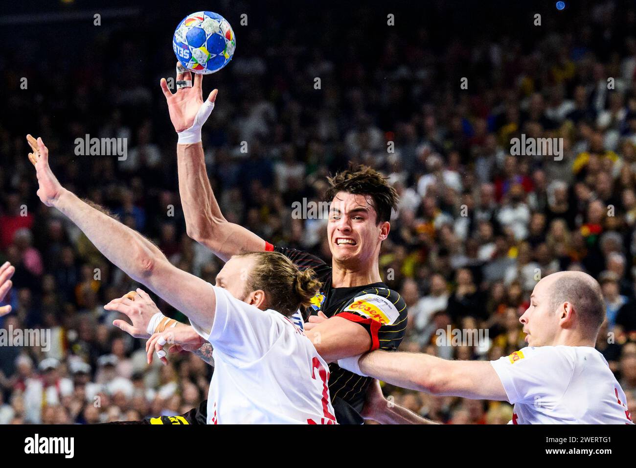 Cologne, Germany. 26th Jan, 2024. Handball: European Championship ...