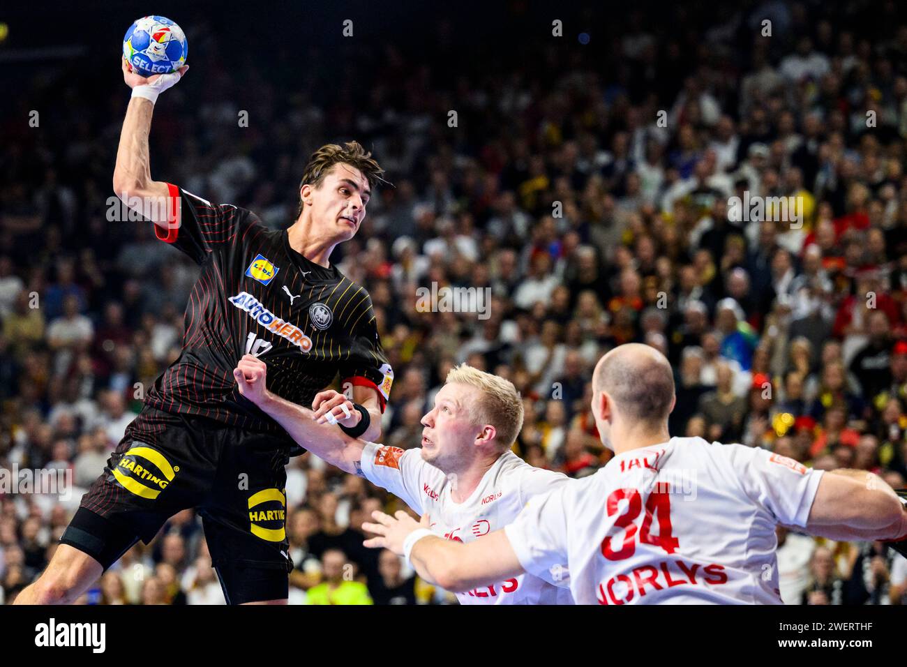Cologne, Germany. 26th Jan, 2024. Handball: European Championship ...