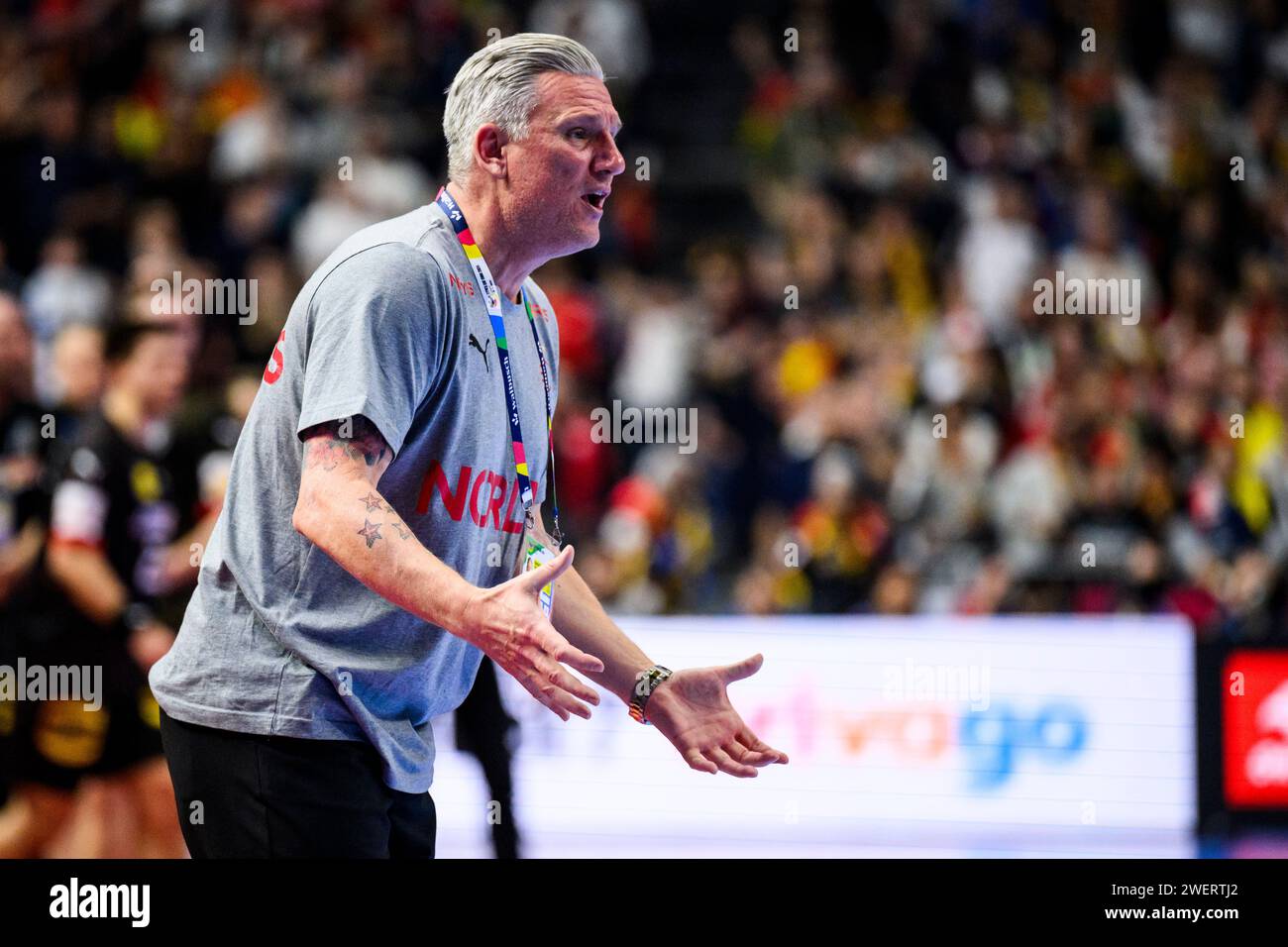 Cologne, Germany. 26th Jan, 2024. Handball: European Championship ...