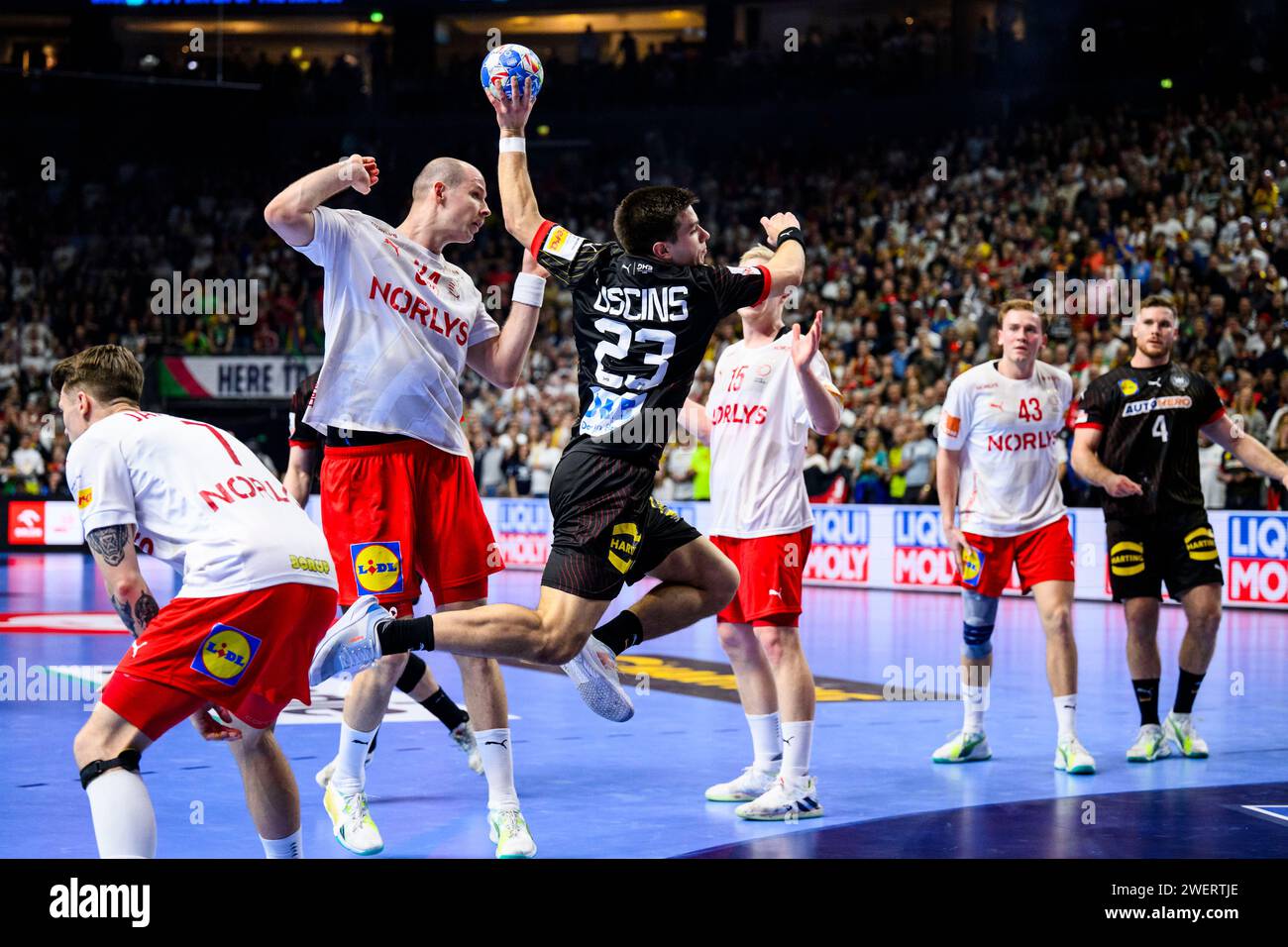 Cologne, Germany. 26th Jan, 2024. Handball: European Championship ...