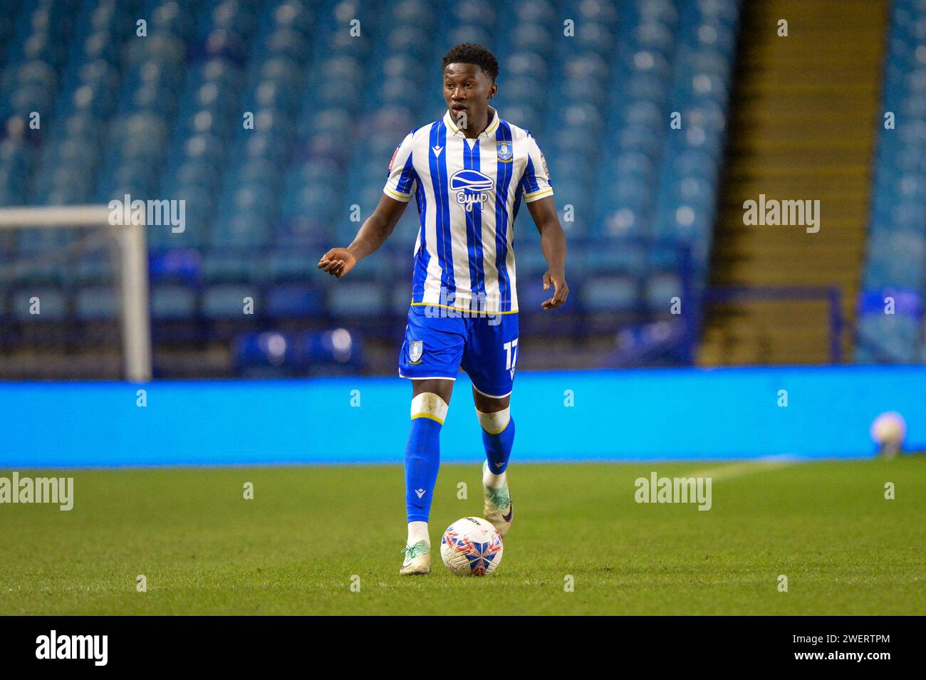 Di'Shon Bernard of Sheffield Wednesday during the Emirates FA Cup ...