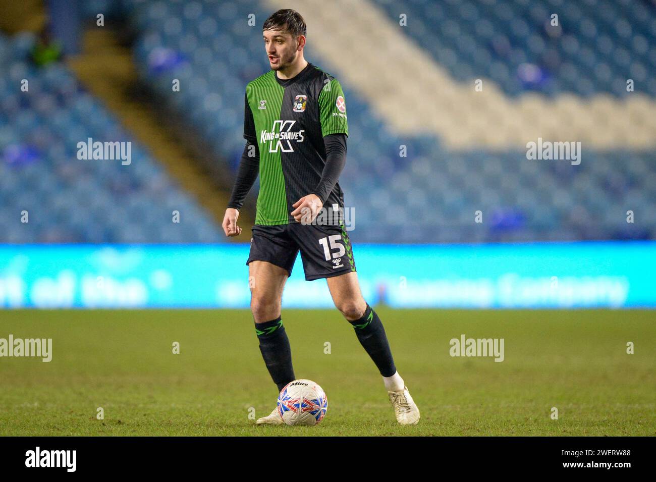 Liam Kitching of Coventry City during the Emirates FA Cup Fourth Round ...