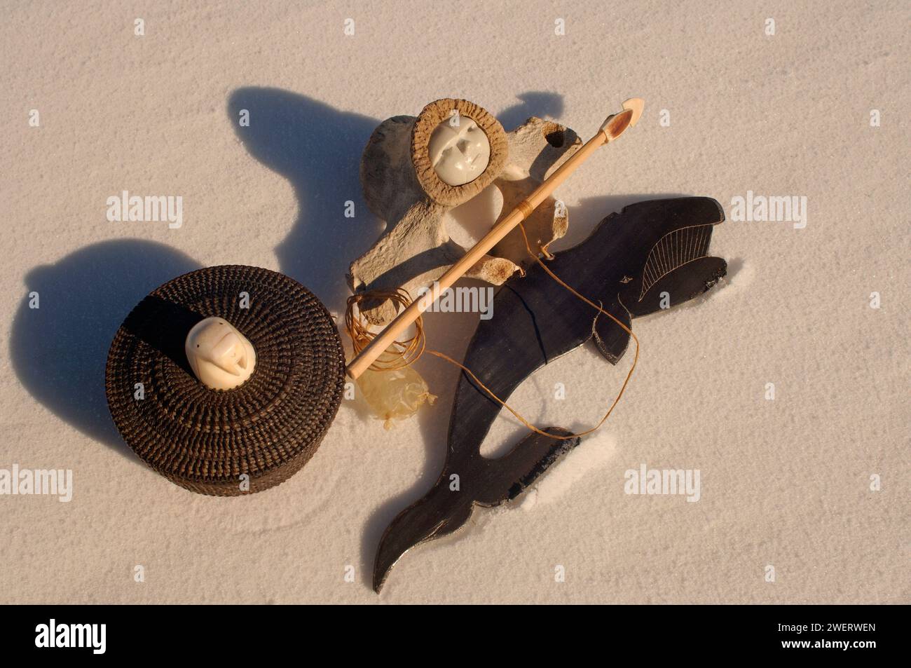 native inupiat crafts made from marine animals include whale bone and ...