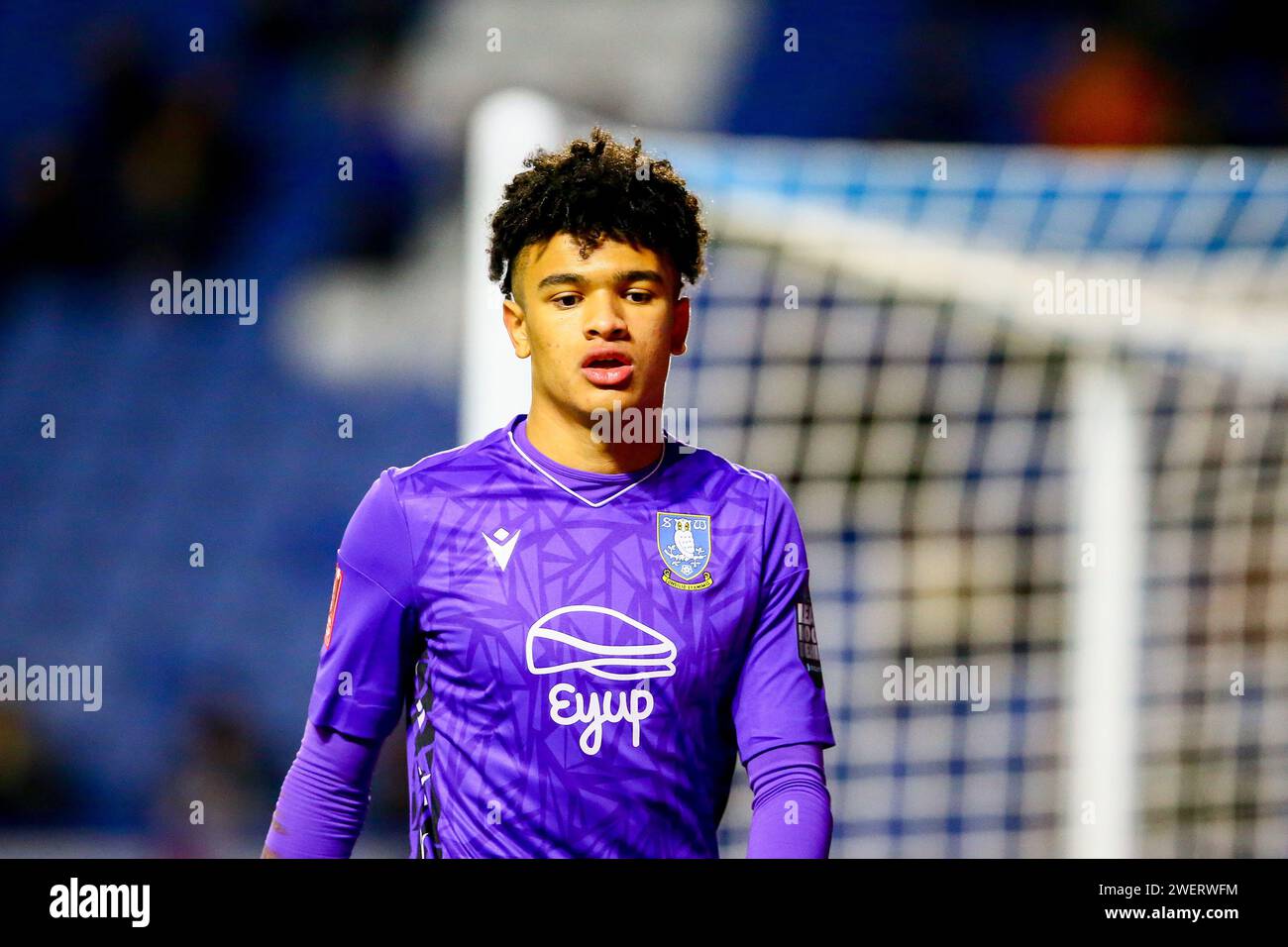 Hillsborough Stadium, Sheffield, England - 26th January 2024 Pierce Charles Goalkeeper of ...