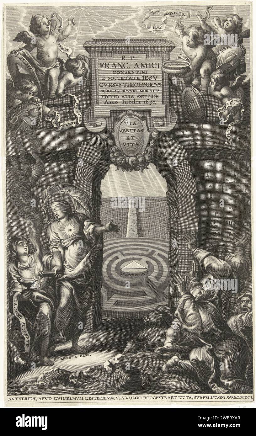 Gateway to the way of the truth and life, Peter Dannoot, 1650 print ...