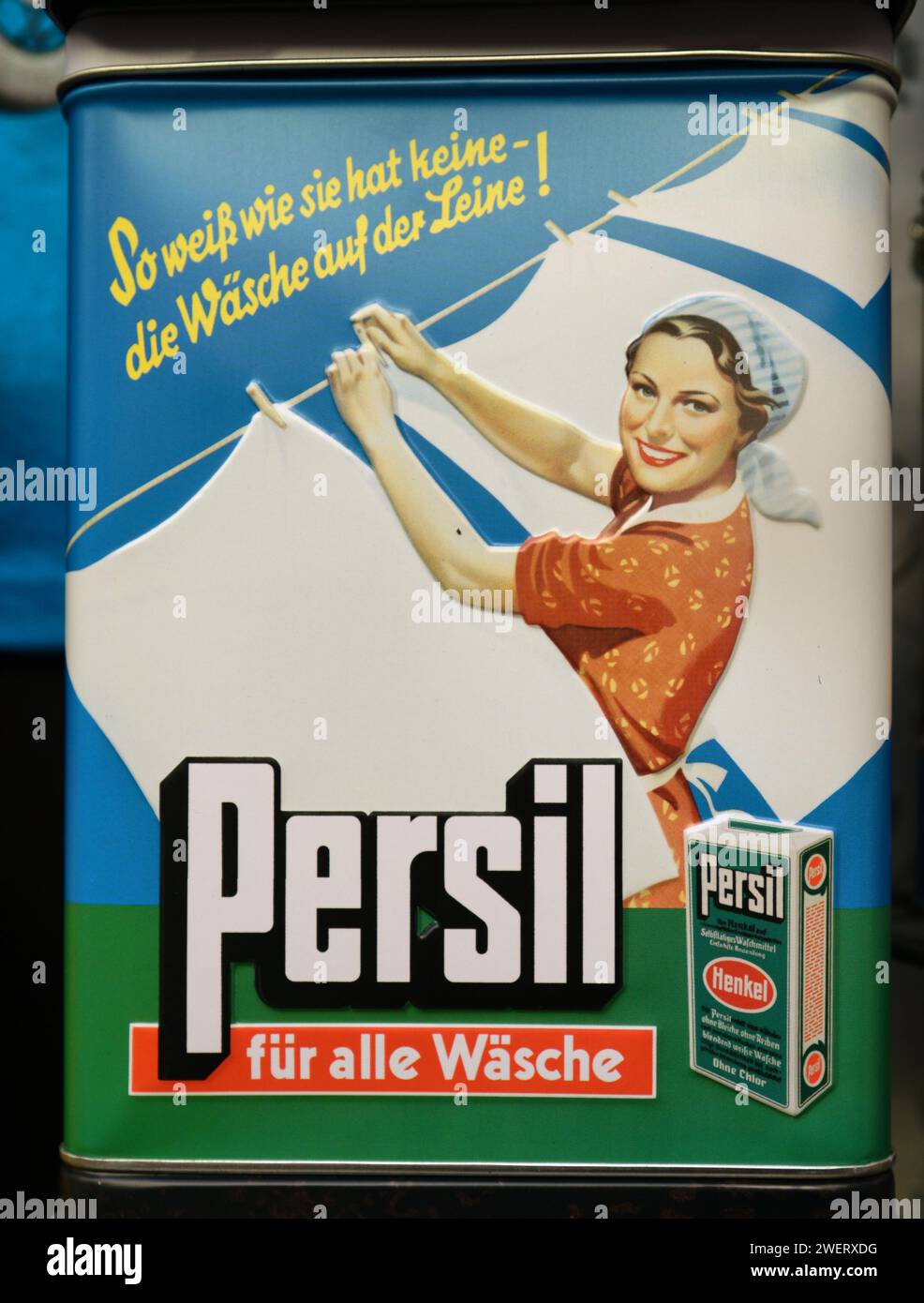 Vintage tin box from the iconic Persil Laundry Soap brand known ...