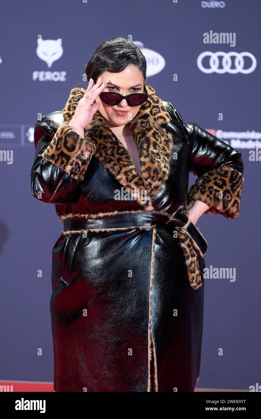 January 26, 2024, Madrid, Madrid, Spain: Laura Galan attends Feroz ...