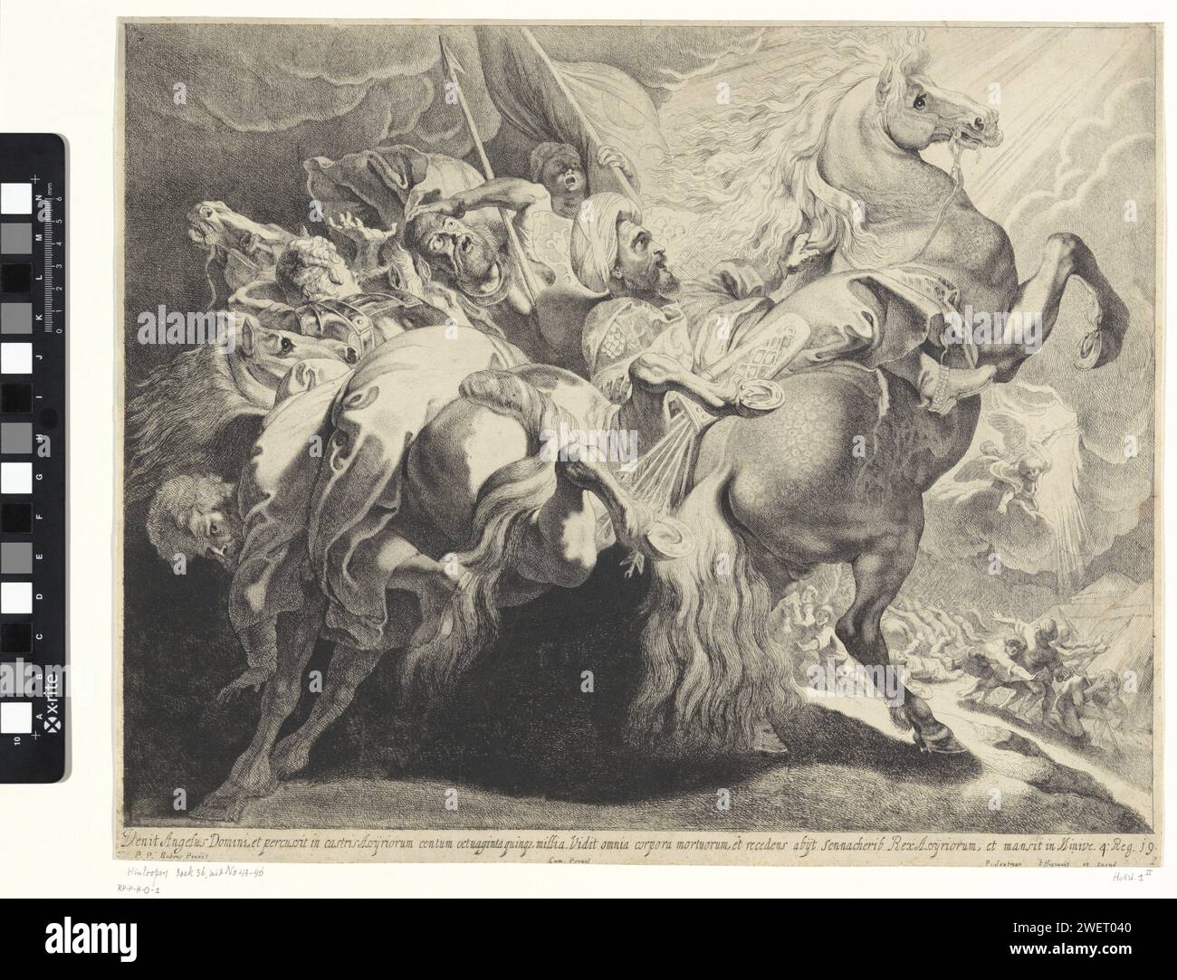 Sanherib, king of the Assyrians, Pieter Claesz. Soutman, after Peter ...