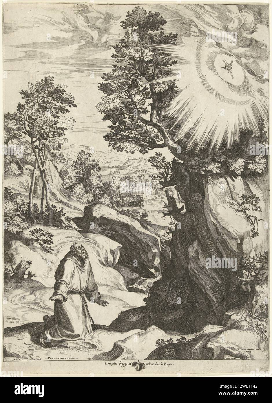 The vision of st. francis of assisi hi-res stock photography and images ...