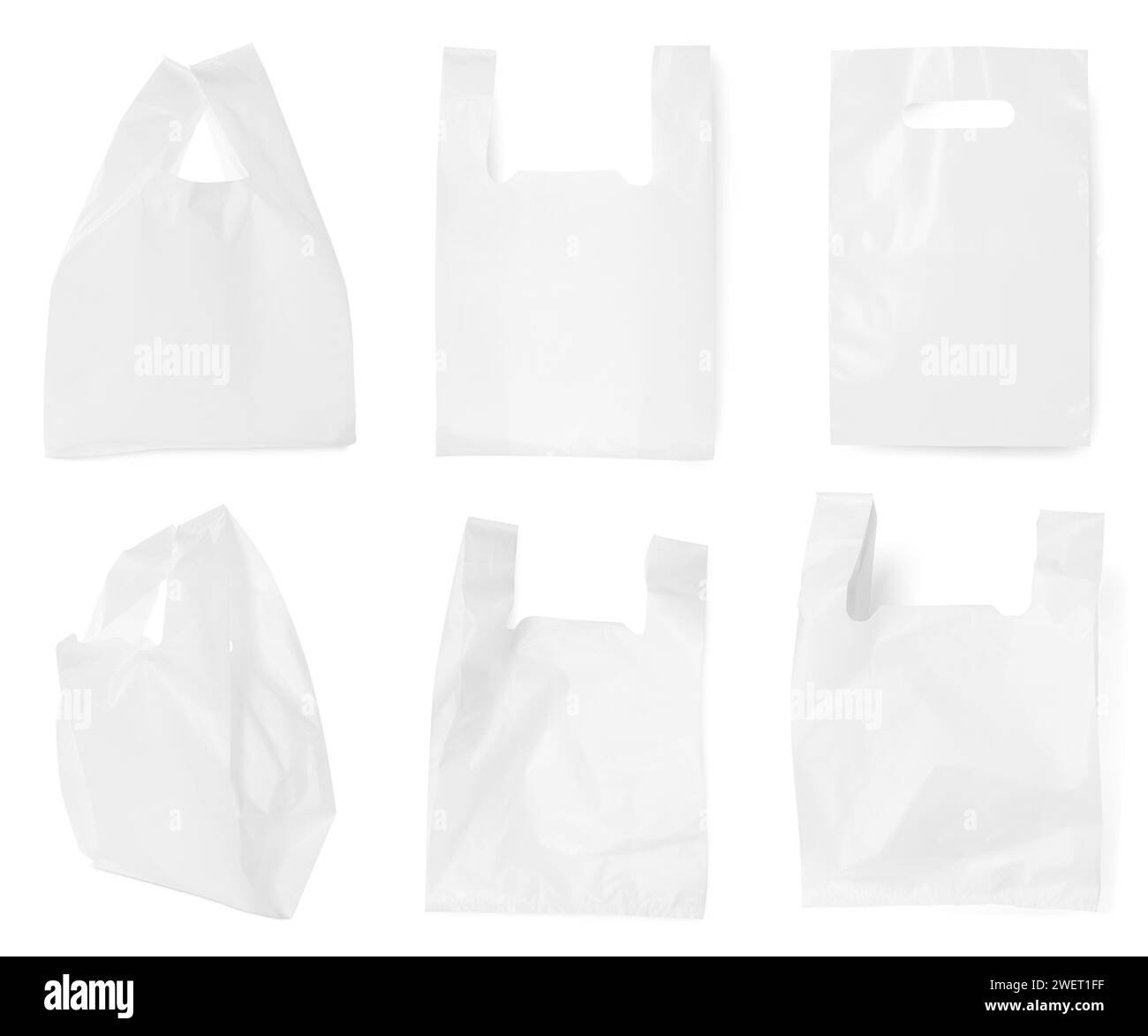 Different plastic bags on Black and White Stock Photos & Images - Alamy