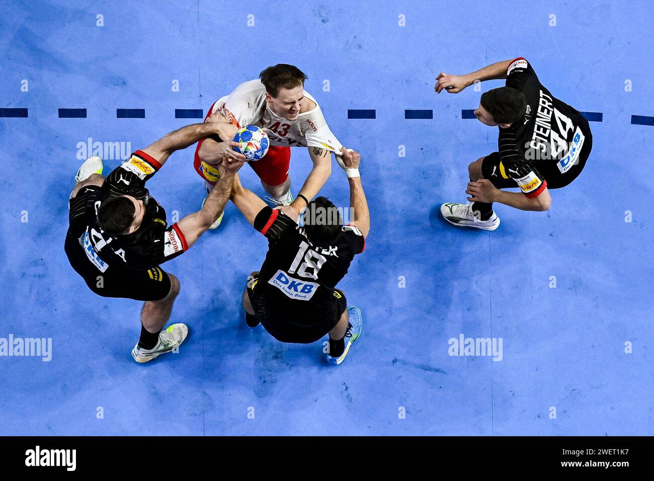 Cologne, Germany. 26th Jan, 2024. Handball: European Championship ...