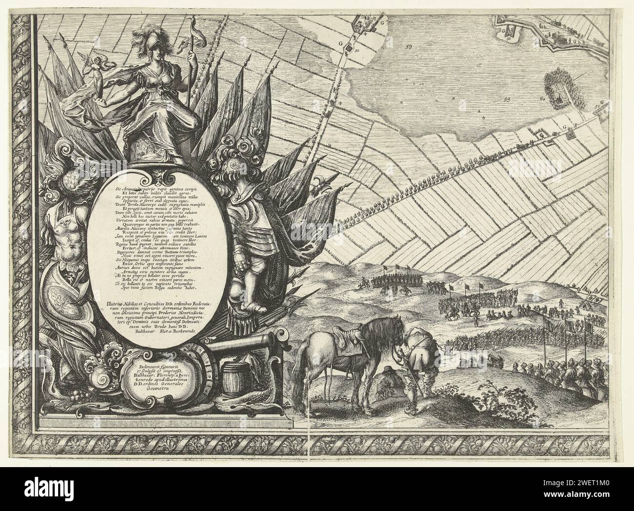 Siege of Breda (leaf left), 1637, 1637 print The siege and conquest of ...