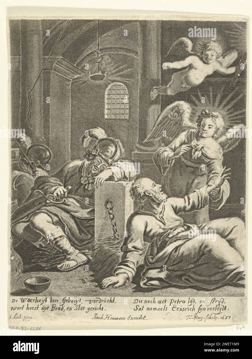 Peter is liberated from prison, Hendrik Bary, after Gerard van Kuijl ...