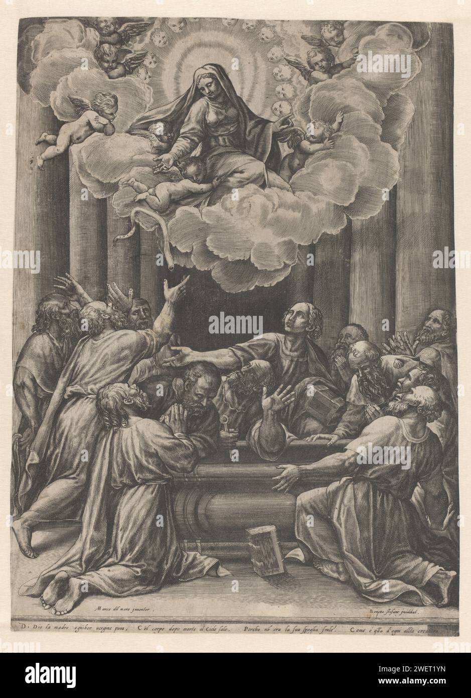 Hemelvaart Van Maria, Benedetto di Stefani, After Marco of the corner ...