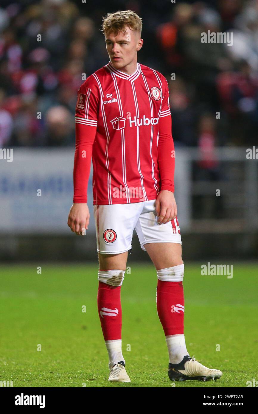 Tommy Conway of Bristol City during the Emirates FA Cup Fourth Round ...
