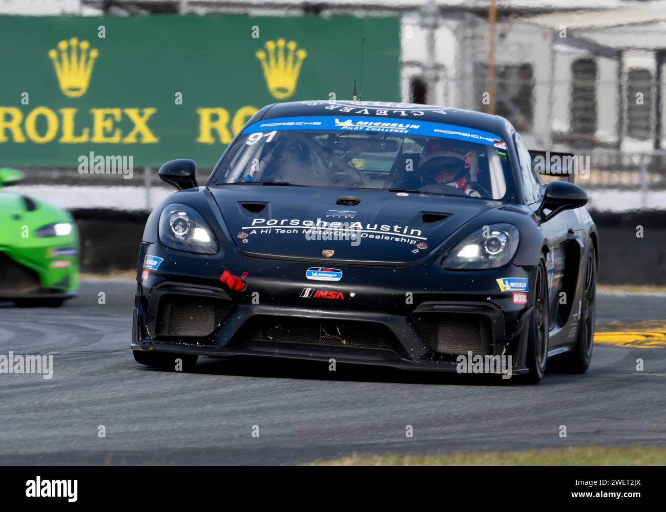 DAYTONA, FL - JANUARY 21: Kellymoss with Riley driver Riley Dickinson ...