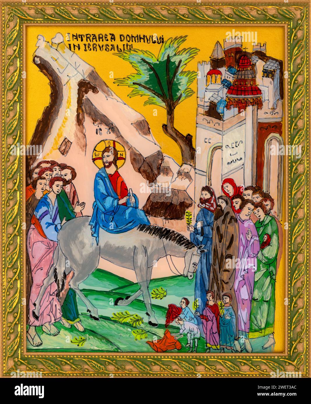 Jesus triumphal entry hi-res stock photography and images - Alamy