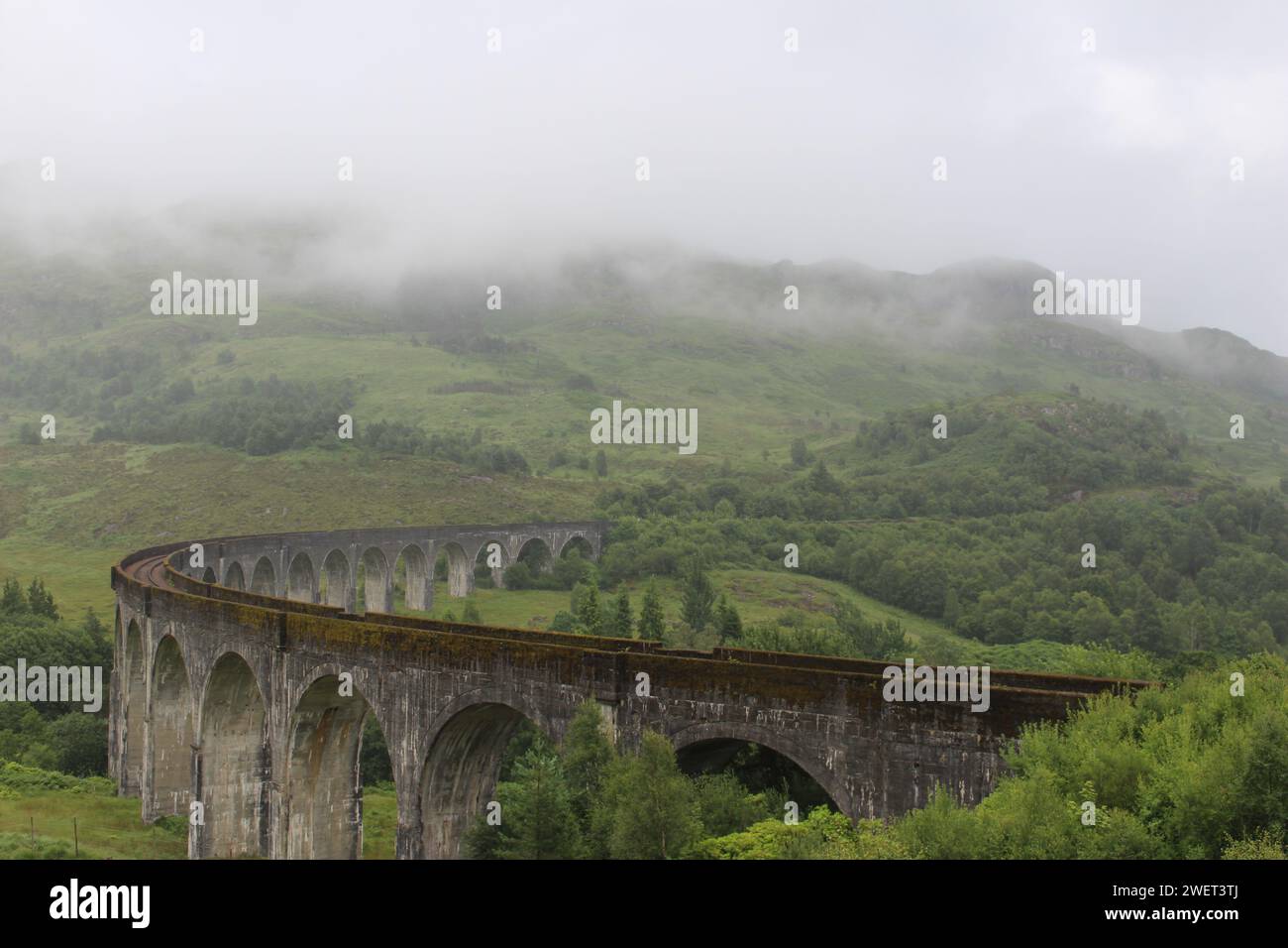 Jacobite Train on the Glenfinnan Viaduct, Scotland Stock Photo - Alamy