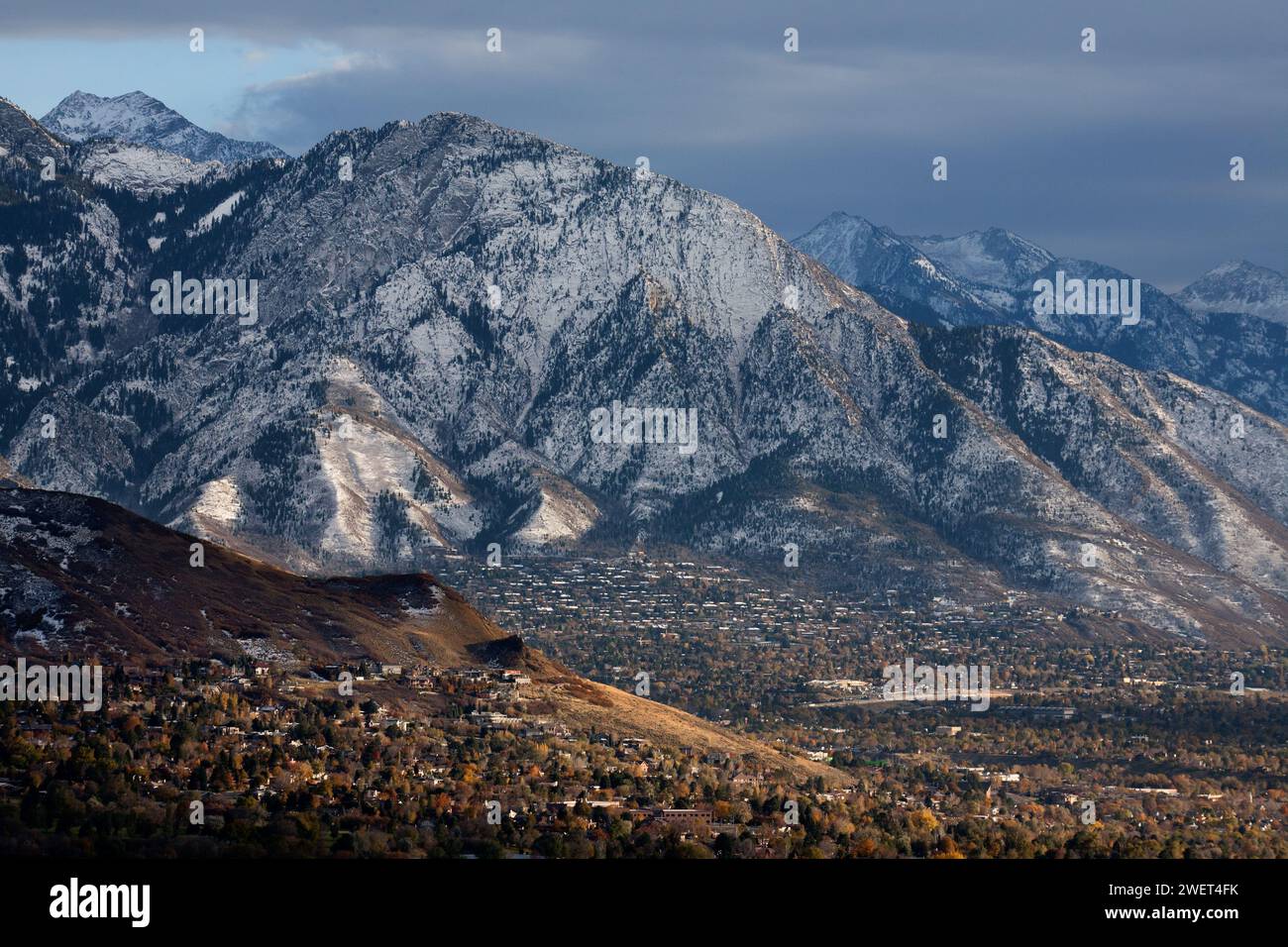 Utah, Wasatch Mountain Range near Salt Lake City Stock Photo - Alamy