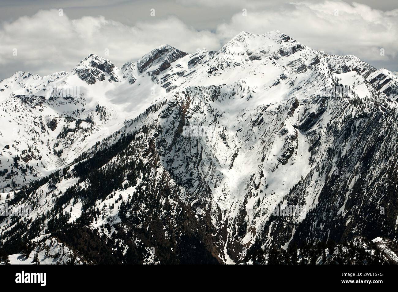 Utah, Wasatch Mountain Range near Salt Lake City Stock Photo - Alamy