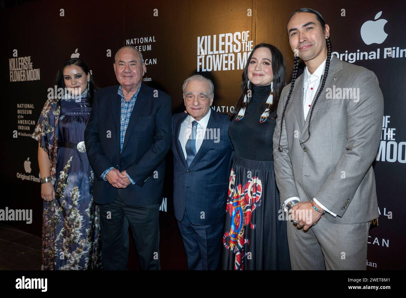 From left to right, JaNae Collins, Chief Geoffrey Standing Bear (Osage ...