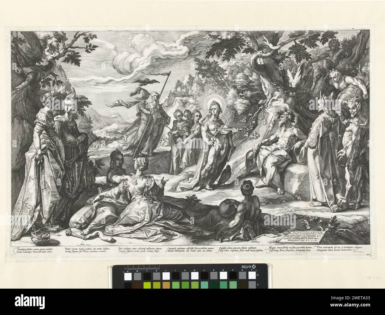 Midas's judgment, Hendrick Goltzius, 1590 print Imagination of the ...