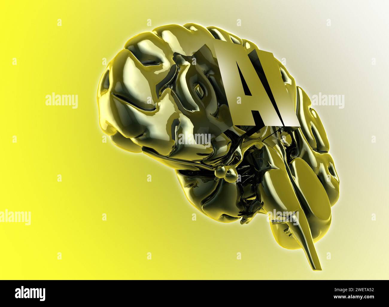 Artificial brain, conceptual illustration Stock Photo - Alamy Artificial brain, conceptual illustration Stock Photo - Alamy