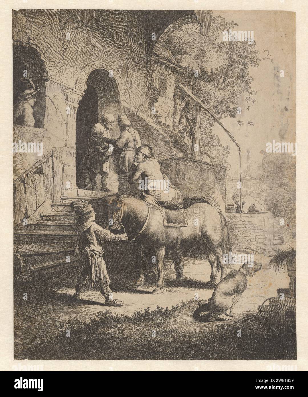 The Good Samaritan, Salomon Savery, Rembrandt van Rijn, 1633 - 1683 ...