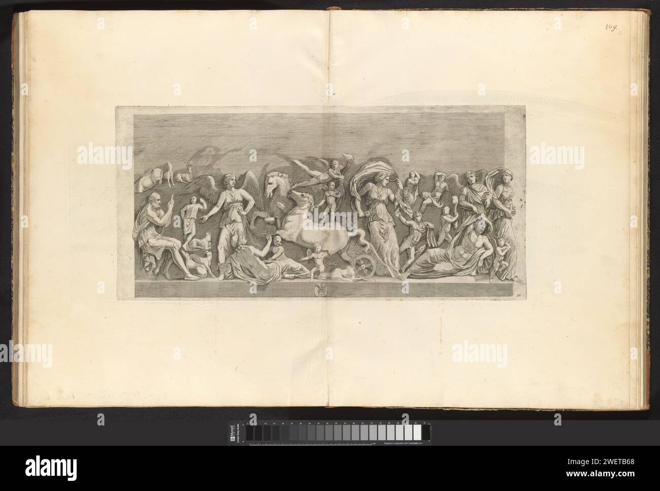 Bas -relief of Apollo with De Lier, 1636 - 1647 print Bas-relief from ...