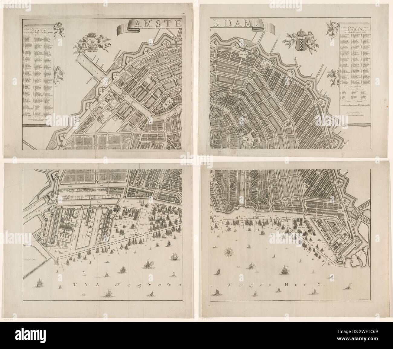 Map of amsterdam 1500 hi-res stock photography and images - Alamy