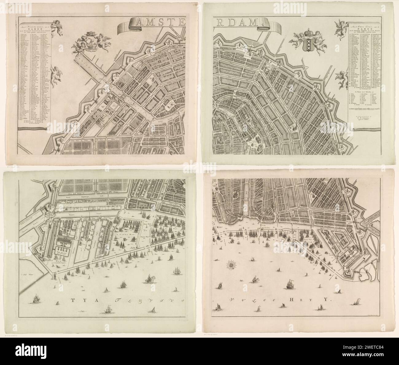 Map of amsterdam 1500 hi-res stock photography and images - Alamy